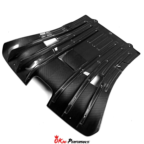 GT3 Style Dry Carbon Fiber Rear Diffuser For Porsche 911 992 Carrera ...