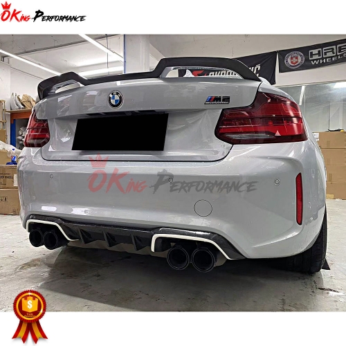 Vorsteiner Style Carbon Fiber (cfrp) Rear Spoiler For BMW F87 M2 M2C ...