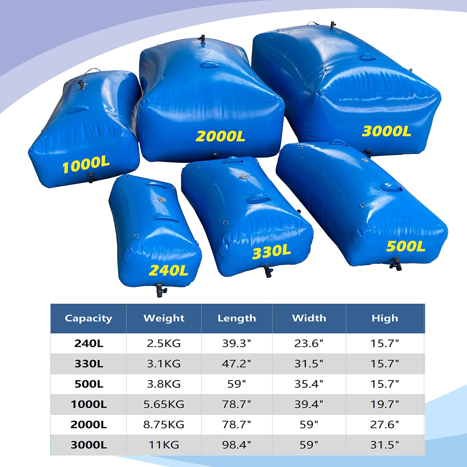 Pillow-Portable-Drinking--Foldable-Water-Storage-Bladder-Tank-for ...