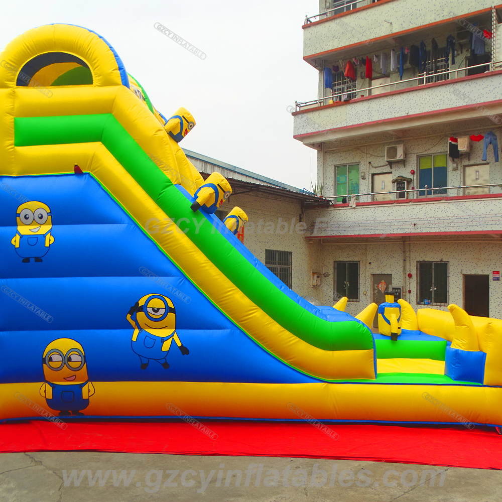 Minion,Toboggan Gonflable,Inflatable Dry Slide,inflatable slide dry ...
