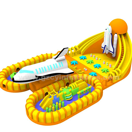 Flat Inflatable Amusement City Inflatable Castle Amusement Park