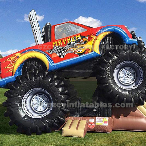 Truck Inflatable Bounce House Combo