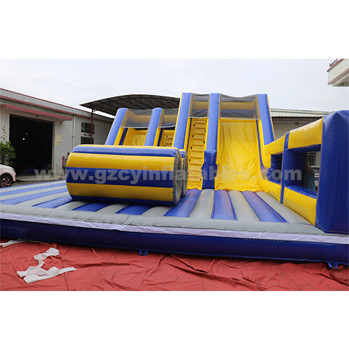 Inflatable Slide Trampoline Obstacle Course Slide Combo Kids Inflatable ...