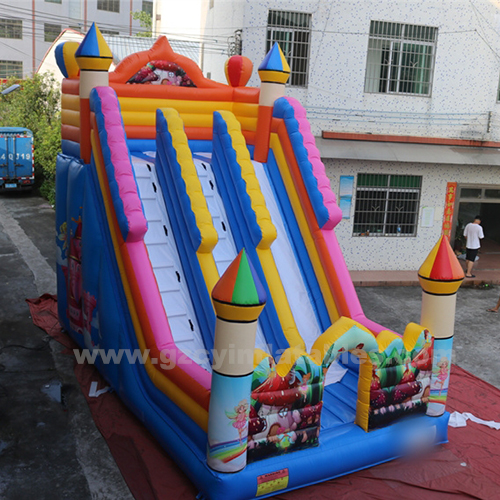 Commercial PVC Large Inflatable Jumping Castle Slide Children ...