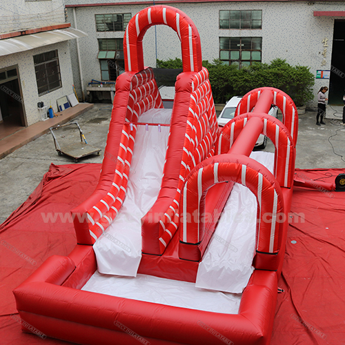 Commercial Grade Giant Inflatable Water Slide with Pool