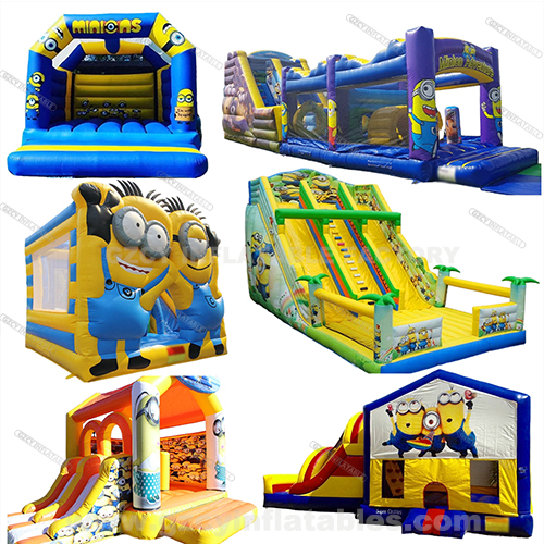 Minions themed inflatable bouncer/inflatable castle/inflatable obstacle ...