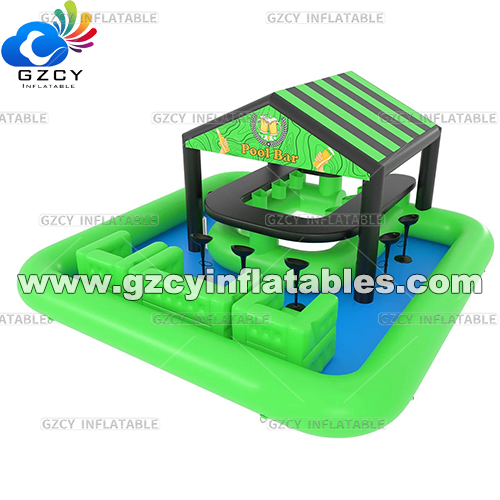 Commercial Floating Water Pool Bar inflatable bar water Tent Portable ...
