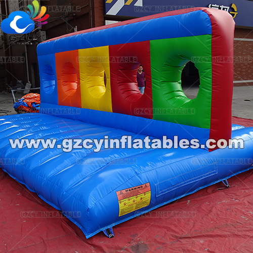 Outdoor team building games exciting activities inflatable obstacle ...