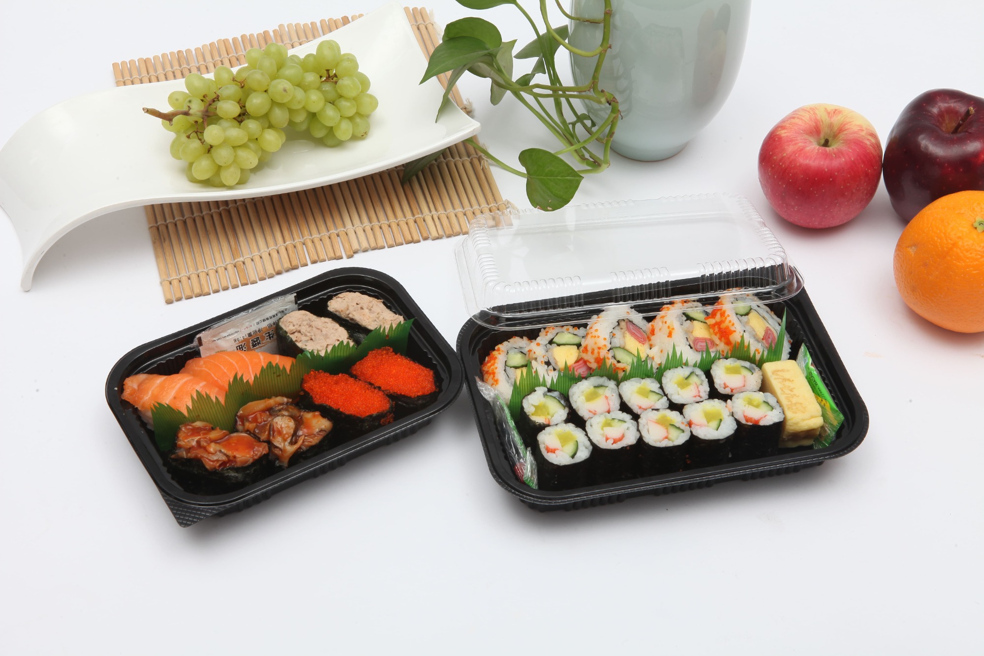 J-8505 Plastic Disposable Sushi container,Sushi Box