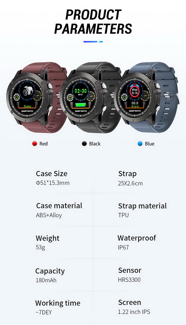 SPOVAN HD Dynamic UI Interface Multi-function Chronograph Call Reminder ...