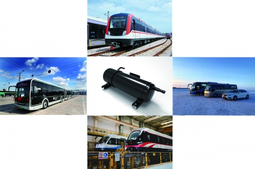 80CC Horizontal Scroll Compressor for Rail Transit