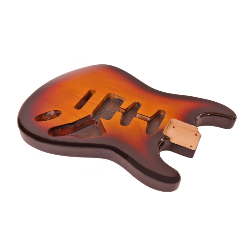 American Alder Electric Guitar Body Stratocaster SSH 3 Tune Sunburst Color