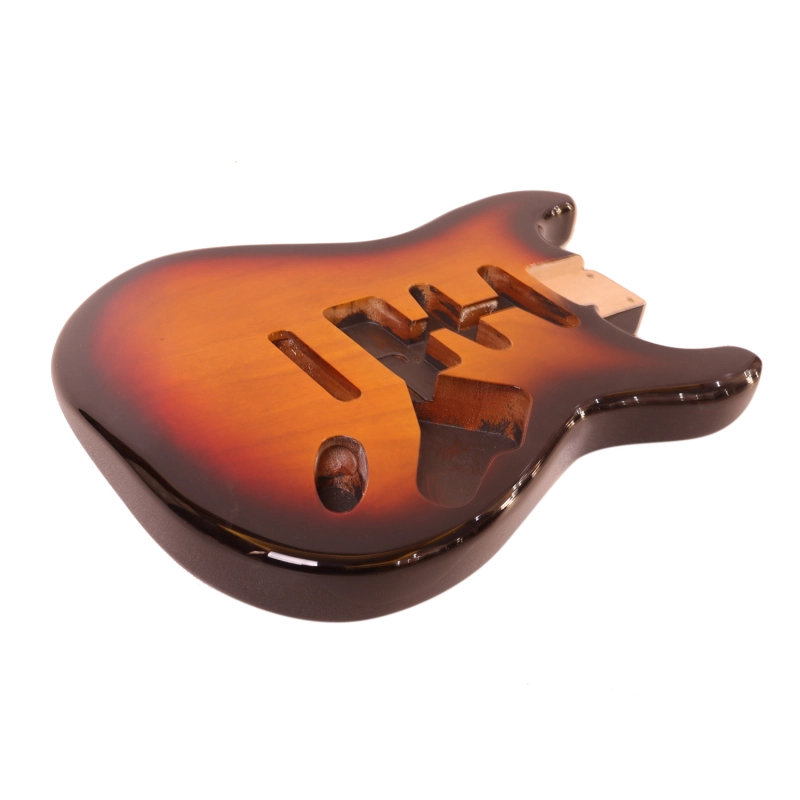 American Alder Electric Guitar Body Stratocaster SSH 3 Tune Sunburst Color