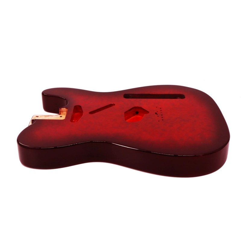 Special Wood Veneer Electric Guitar Body Telecaster SS Ash Wood Red