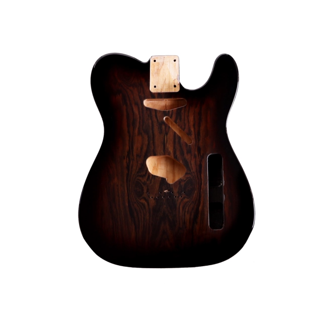 Special Wood Veneer Electric Guitar Body Telecaster SS Ash Wood Brown