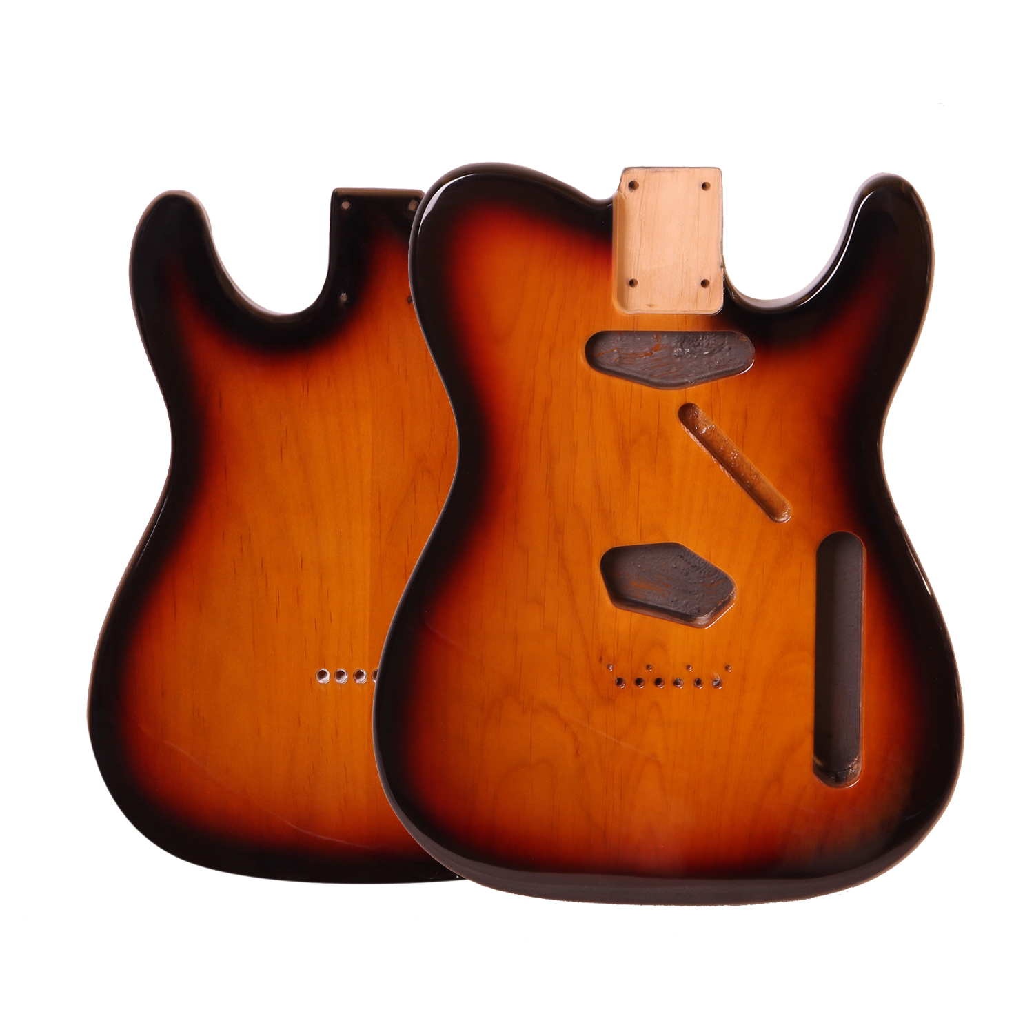 American Alder Electric Guitar Body Telecaster SS 3 Tune Sunburst Color