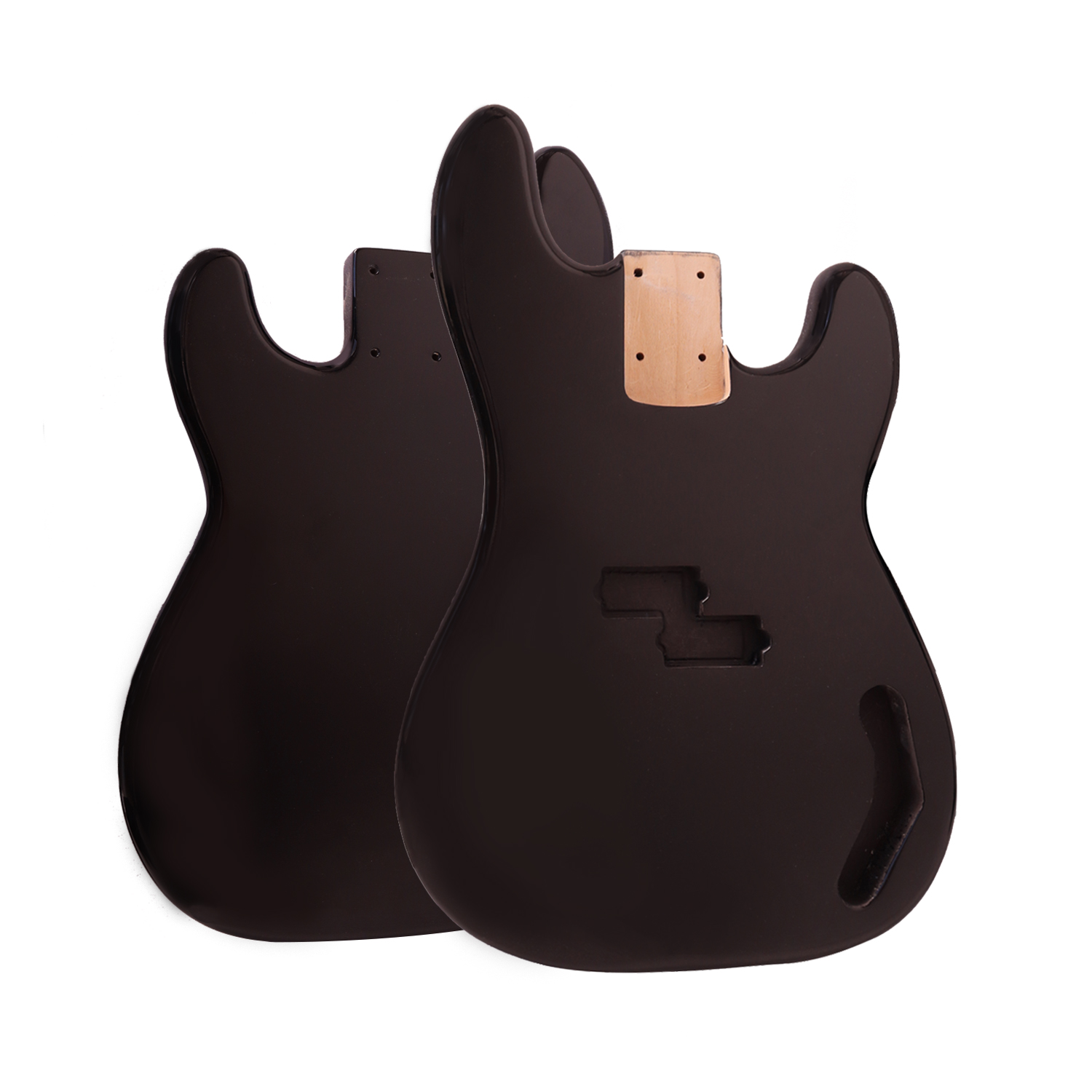 Roasted Poplar Bass Guitar Body Precision Bass P-Bass Body Black Color