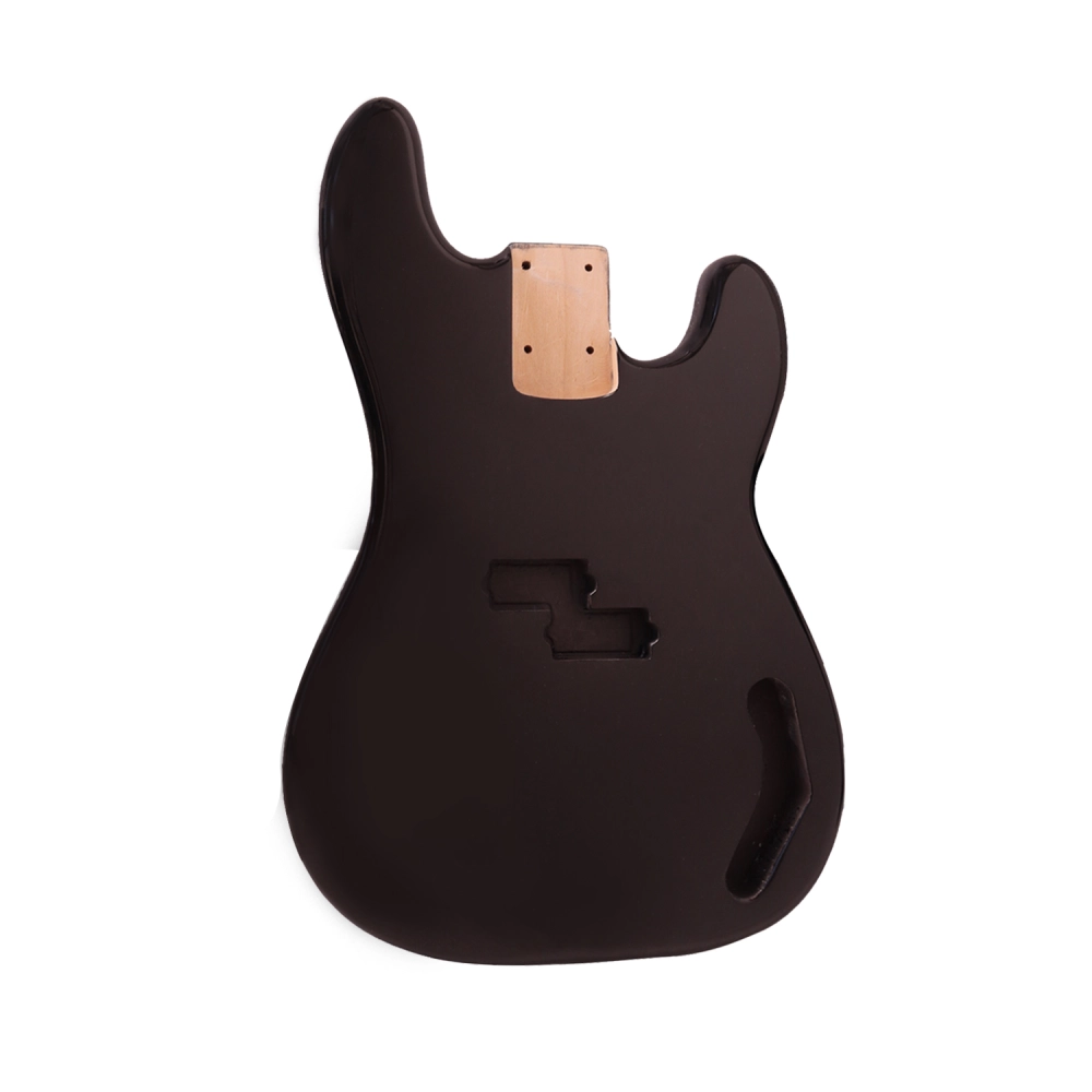 Roasted Poplar Bass Guitar Body Precision Bass P-Bass Body Black Color