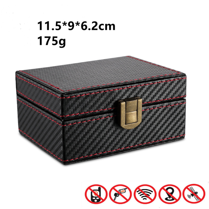 Carbon fiber radiation-proof cell phone case Key signal shielding case ...