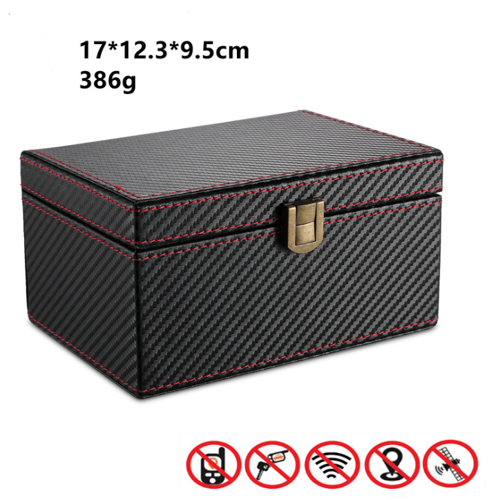 Carbon fiber radiation-proof cell phone case Key signal shielding case ...