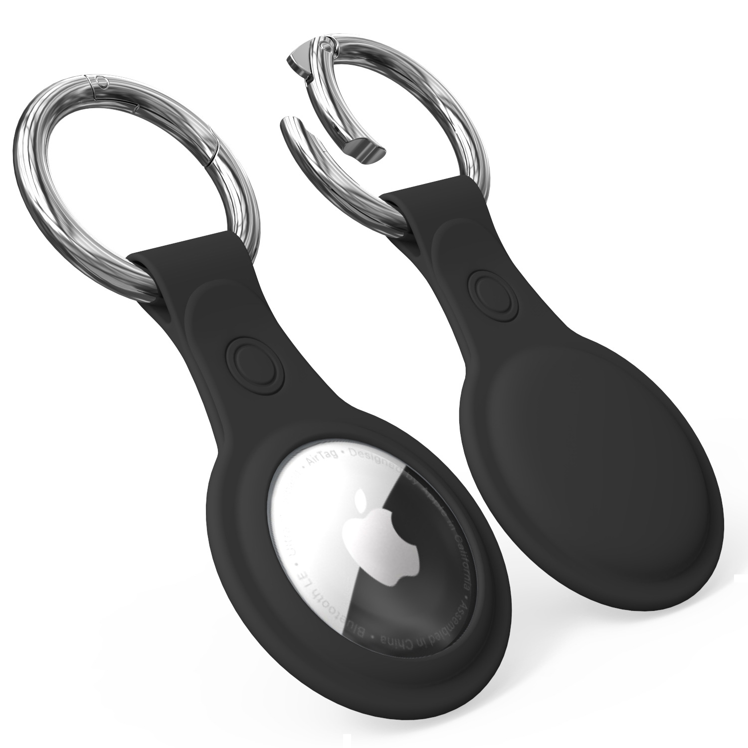 AT-01 mini airtag case Apple locator tracker anti-lost device keychain ...