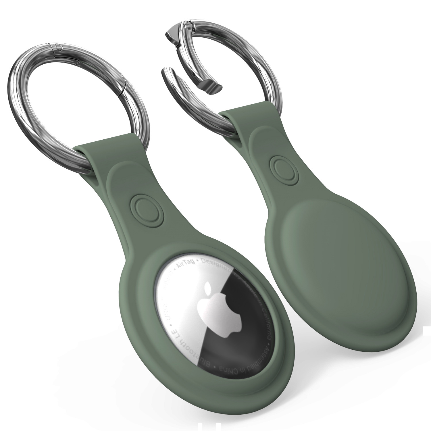 AT-01 mini airtag case Apple locator tracker anti-lost device keychain ...