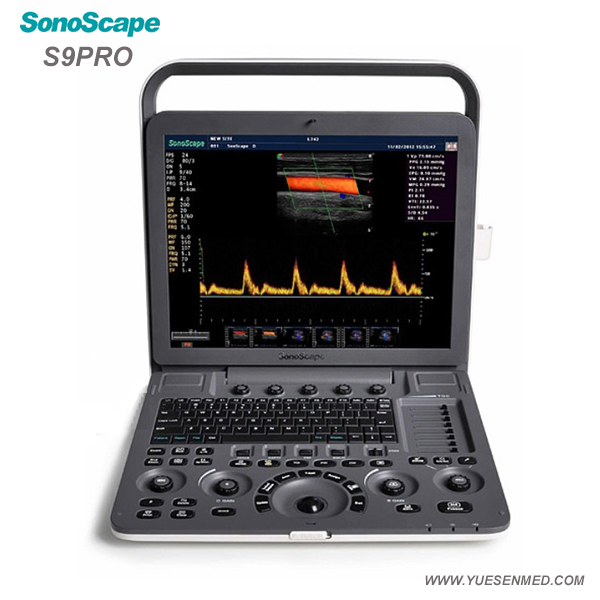 Portable Color Doppler Ultrasound 3D 4D Sonoscape S9 Pro