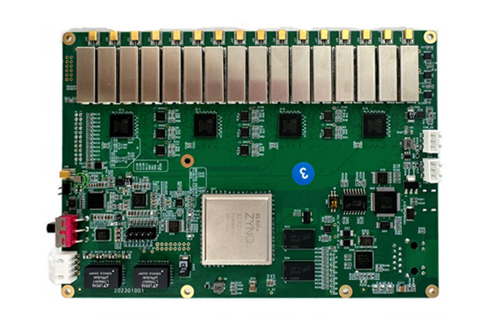 837- 8T8R wireless board based on XC7Z100+4 AD9361