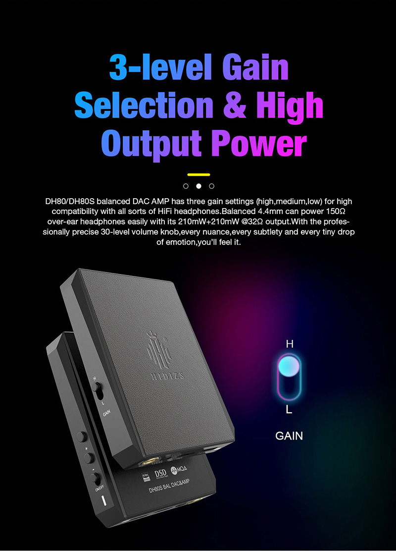 Hidizs DH80 Portable USB DAC/AMP