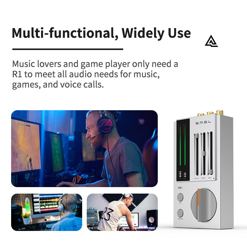 SMSL R1 Gaming DAC & Headphone Amplifier