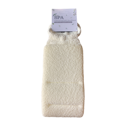 Exfoliating Bath Back Band Back Scrubber,Natural Organic Cotton ...