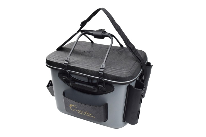 Outdoor Live Fish Bait Bucket Fishing Rod Bucket,EVA Carryall