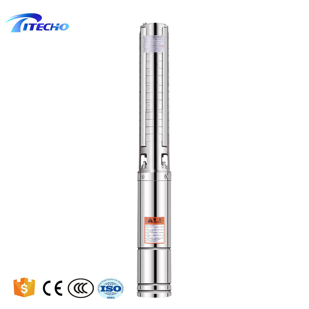 TECHO 6sp Pump 6 Inch Stainless Steel Submersible Water Pump for Deep Well