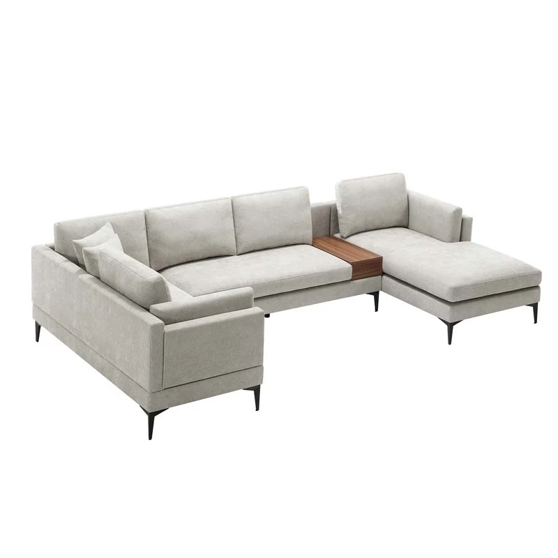 Contemporary Modular Sofa sectional Modern and Chic High Quality Wood Frame