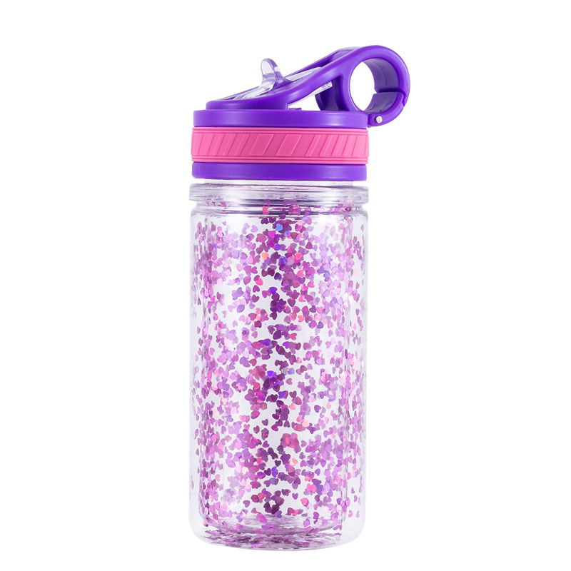 Tritan Double Layer Children's Sippy Cup,Water Bottle