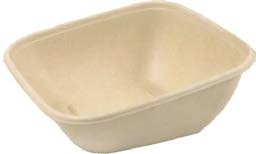 Eco Harvest Packaging | CBS1000 1000ml Square Beveled Takeaway Container