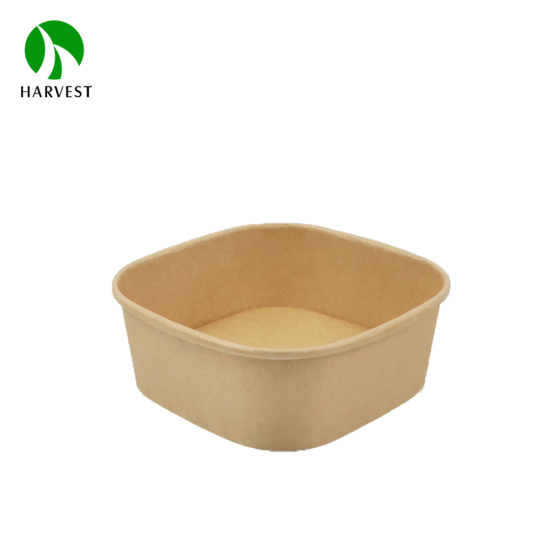 500ml Square Kraft Paper Box