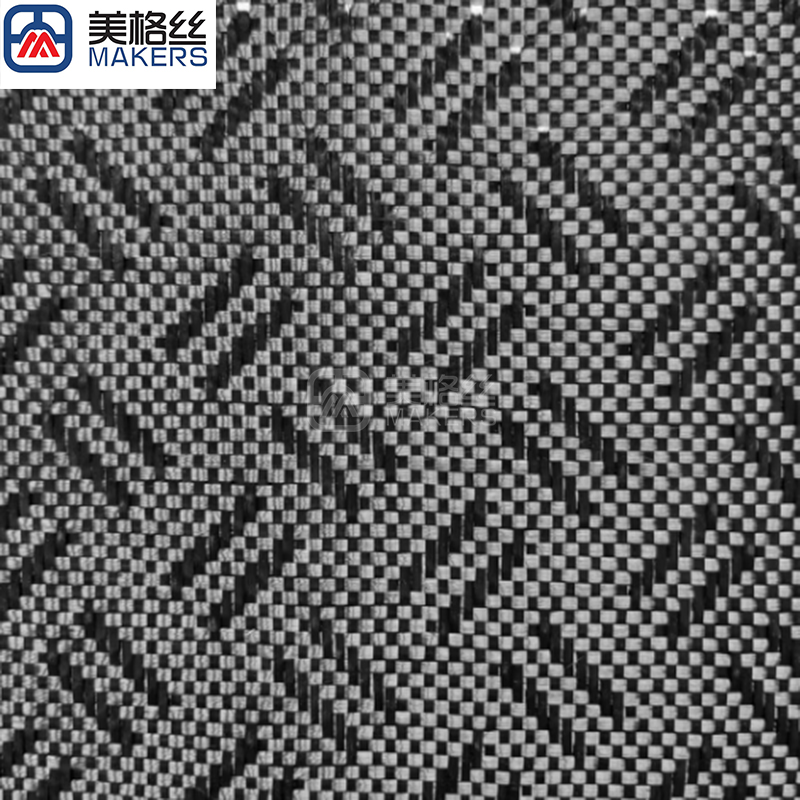 3k 240gsm Equal sign pattern carbon fiber fabric dry jacquard carbon fiber cloth material ...
