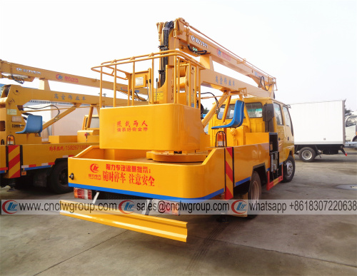 Isuzu double cabin 16m articulated bucket truck 6 wheeler Euro4 ...