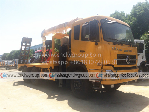 Good price Dongfeng 20 ton self loading boom flatbed truck self loader ...