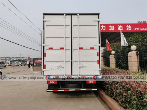 FOTON Aumark T33 14ft 5 ton corrugated closed van dry cargo box truck ...