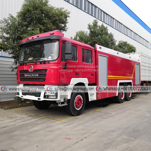 SHACMAN F3000 6x4 15000 liter water tender fire engine truck fire ...