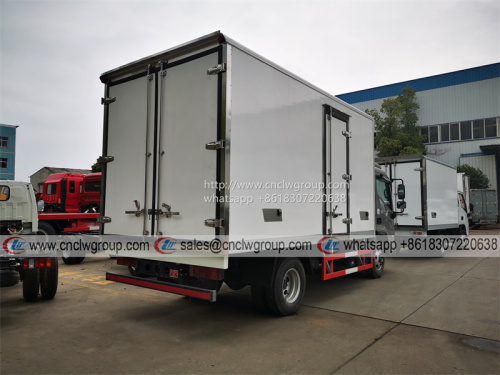 Korea Hyundai 4x2 14ft refrigerated van freezer box truck for cold ...