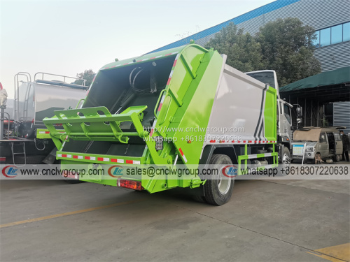 Foton Aumark S5 Euro5 12m3 garbage compactor rear loader refuse trash ...