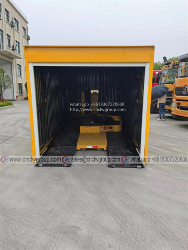 Foton 4 ton box type wrecker tow truck auto rescue closed van body ...