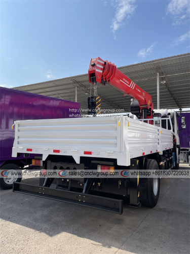 ISUZU GIGA VC61 4x2 6 Wheel Boom Truck Telescopic Truck mounted 10 ton ...