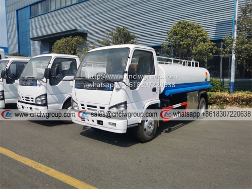 ISUZU NKR 5kl 5m3 drinking water tanker stainless steel water tank ...