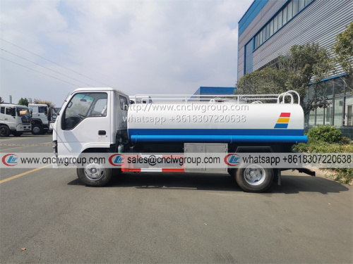 ISUZU NKR 5kl 5m3 drinking water tanker stainless steel water tank ...