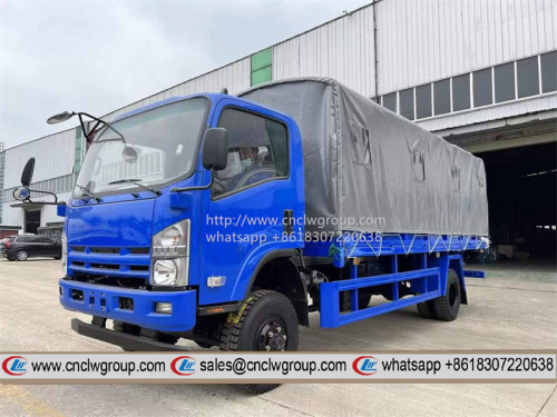 ISUZU NPR 700P 4x4 troop carrier soldier personnel transport truck for sale