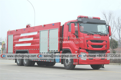 ISUZU GIGA VC61 10 wheel 16000 liter water tender fire engine water ...